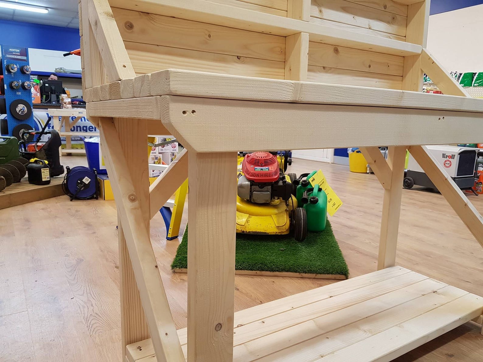 Wooden Workbench With Back Acorn Brand made of Kiln-dry - Etsy