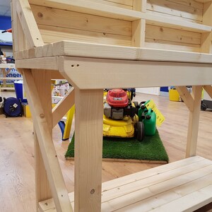 Wooden Workbench With Back, Acorn Brand (made of Kiln-dry Timber) - Etsy UK