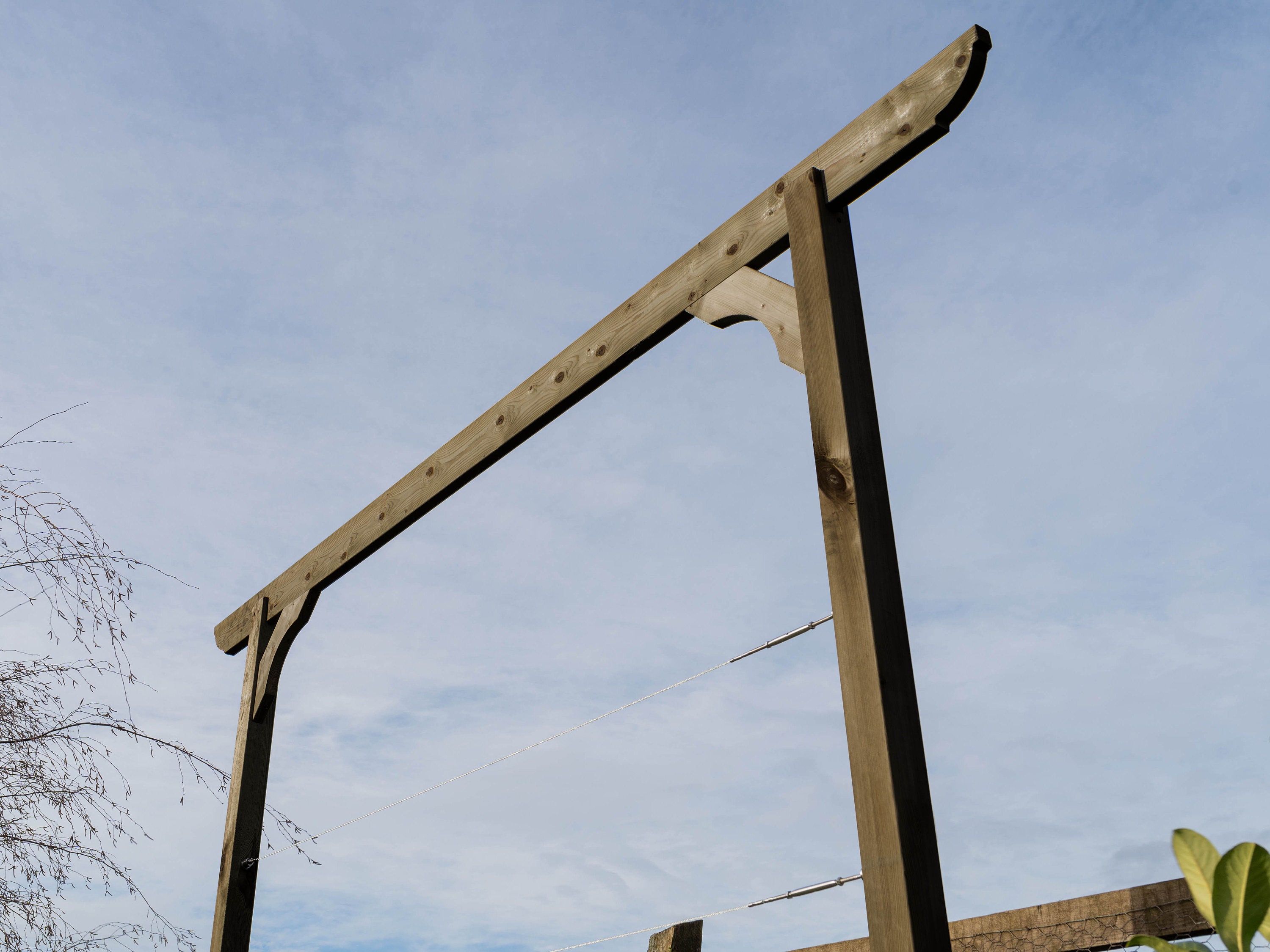 Wooden Corbel Screen Pergola Plant Climbing Arbour Sculpted | Etsy