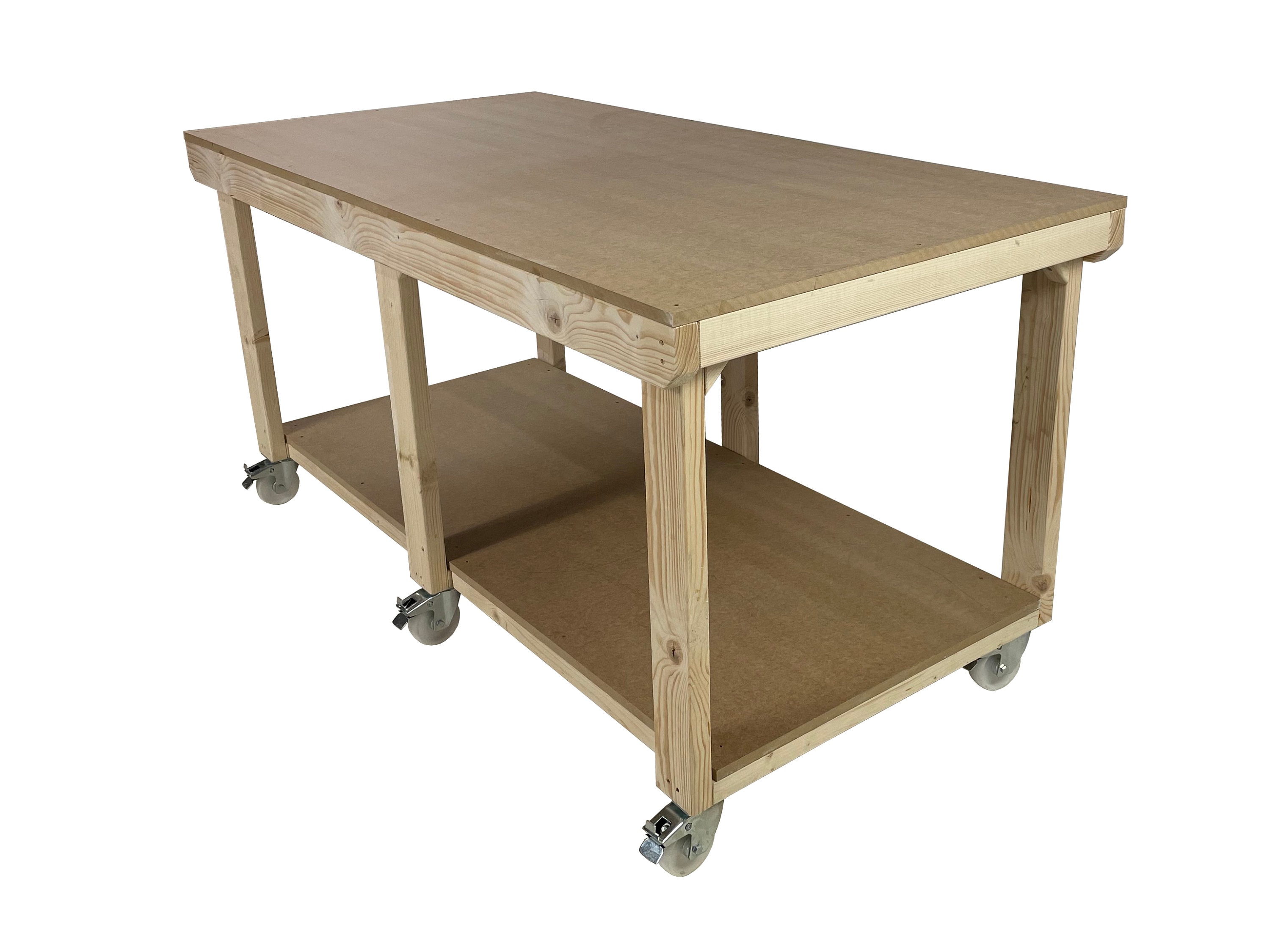 Wooden MDF Top Wide Workbench 4ft to 8ft in Length 3ft Depth - Etsy UK