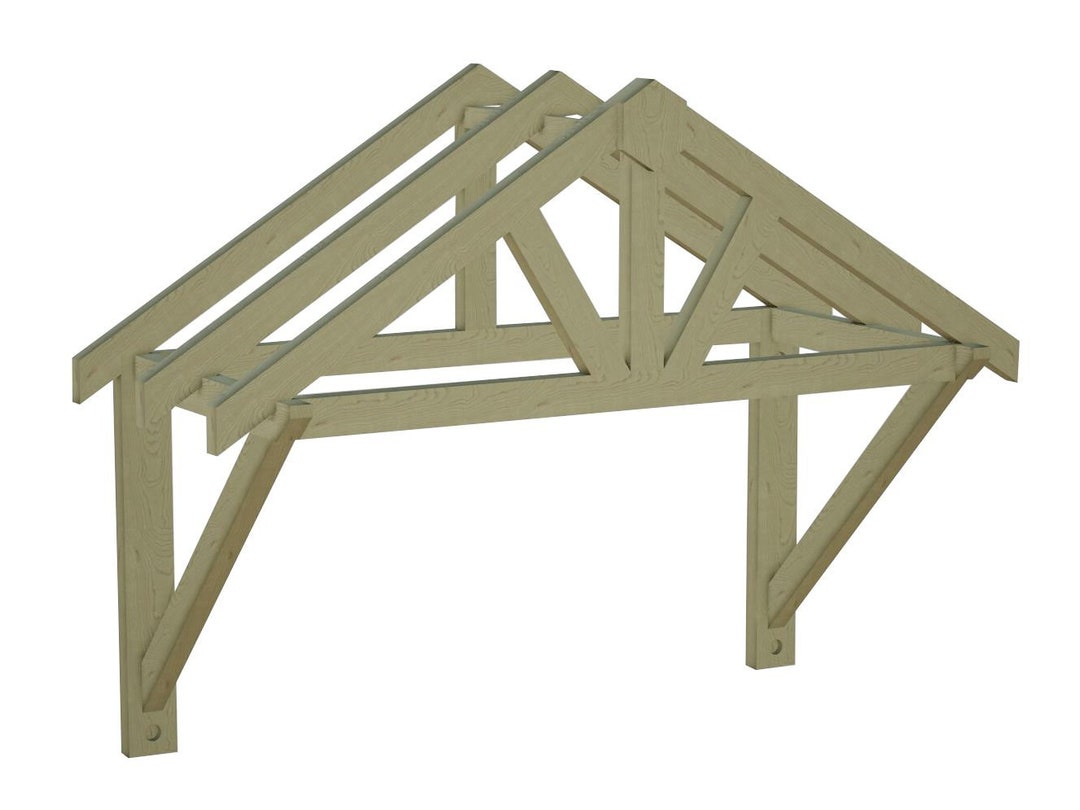 Apex Roof Porch Canopy (multiple Sizes) - Etsy UK