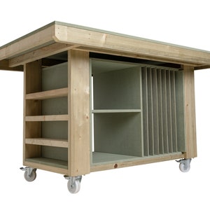 Art/craft Table, Project Workbench With Storage V.2. - Etsy UK