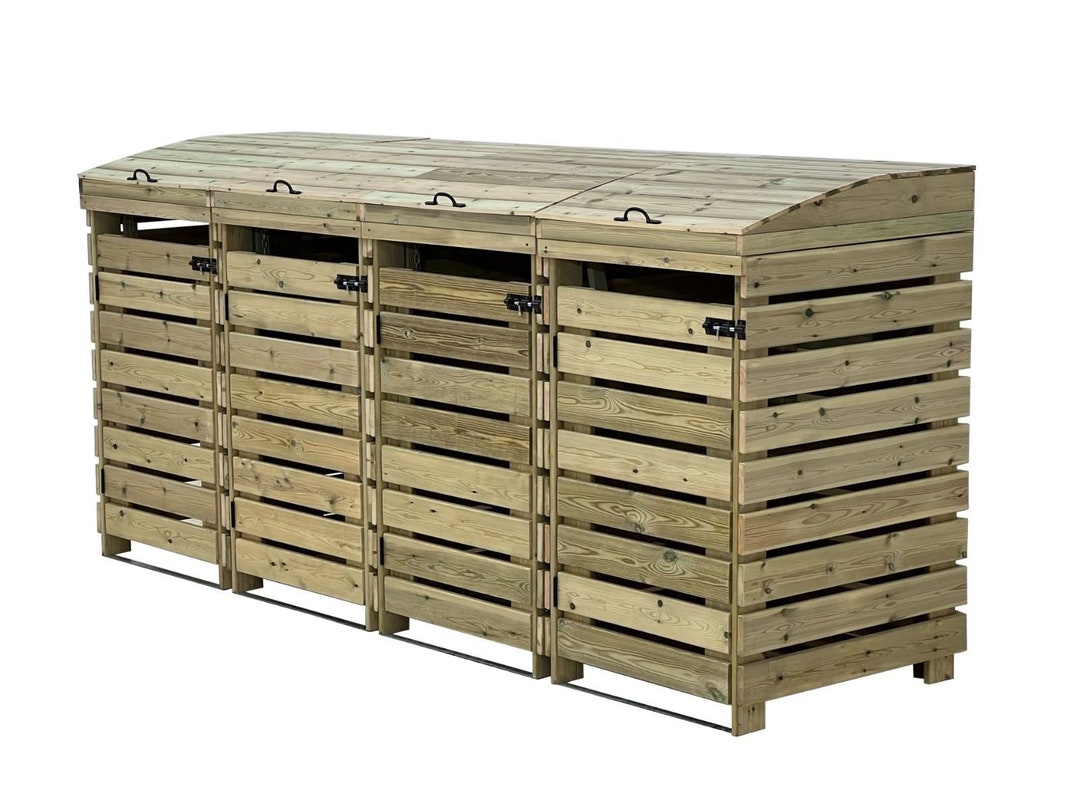 Wheelie Bin Storage Unit - Binbreeze Multiple Sizes Available - Etsy UK