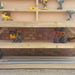 Wooden Workbench 18mm MDF Top With Back and Double Shelf - Etsy