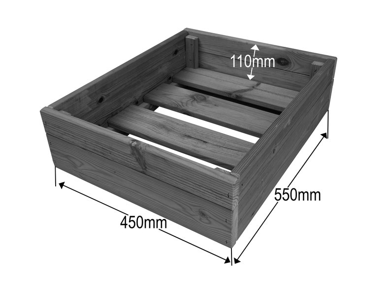 Produce, Bakery Display Stand With Wooden Boxes - Commercial Veg and ...