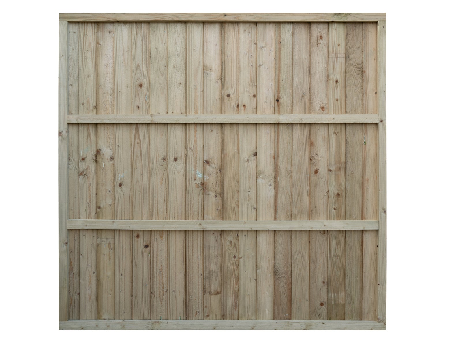 Closeboard Fence Panel - Natural Colour Heavy Duty Vertical Close Board ...