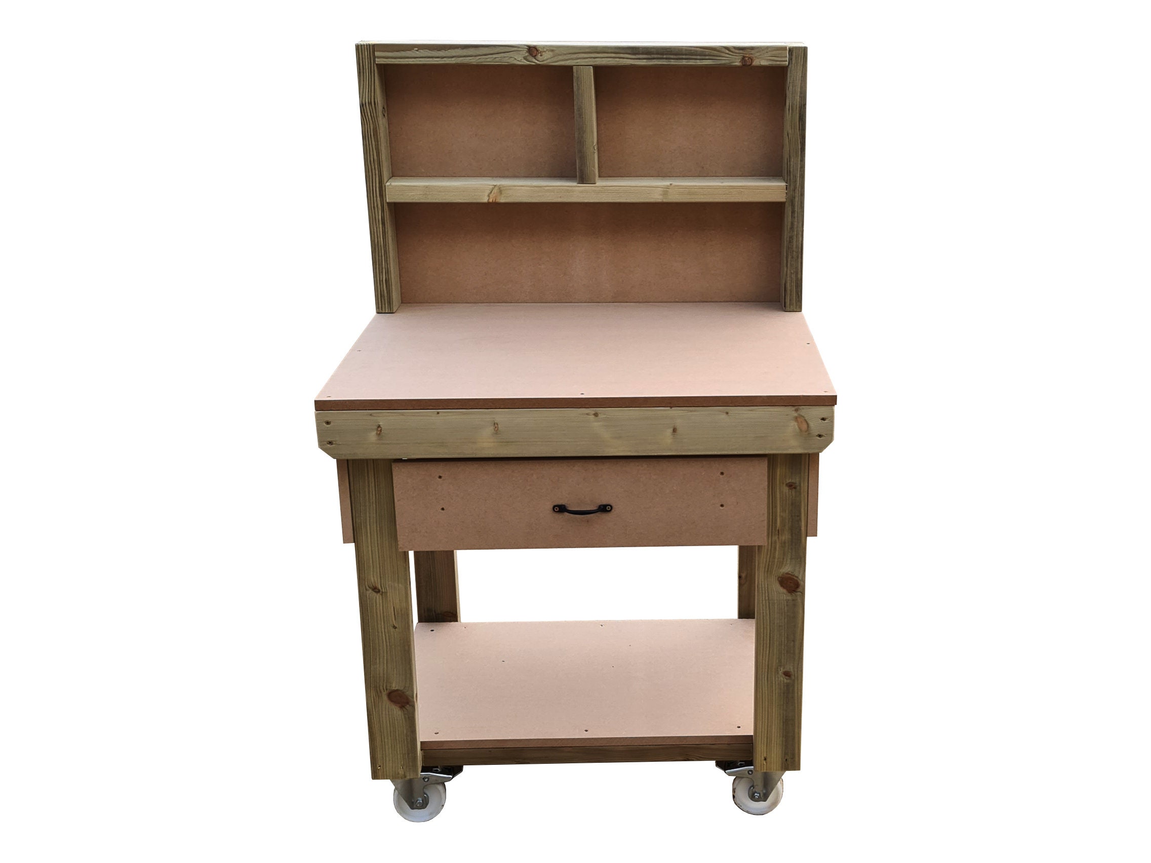 Wooden MDF Top Workbench With Drawers Industrial Heavy-duty - Etsy