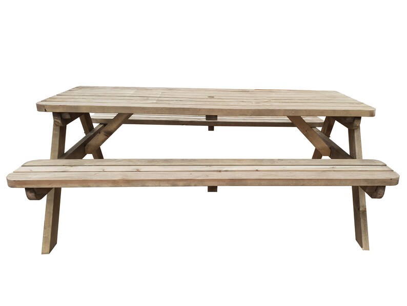 Wooden Pub Style Bench Traditional Garden Picnic Table and - Etsy UK