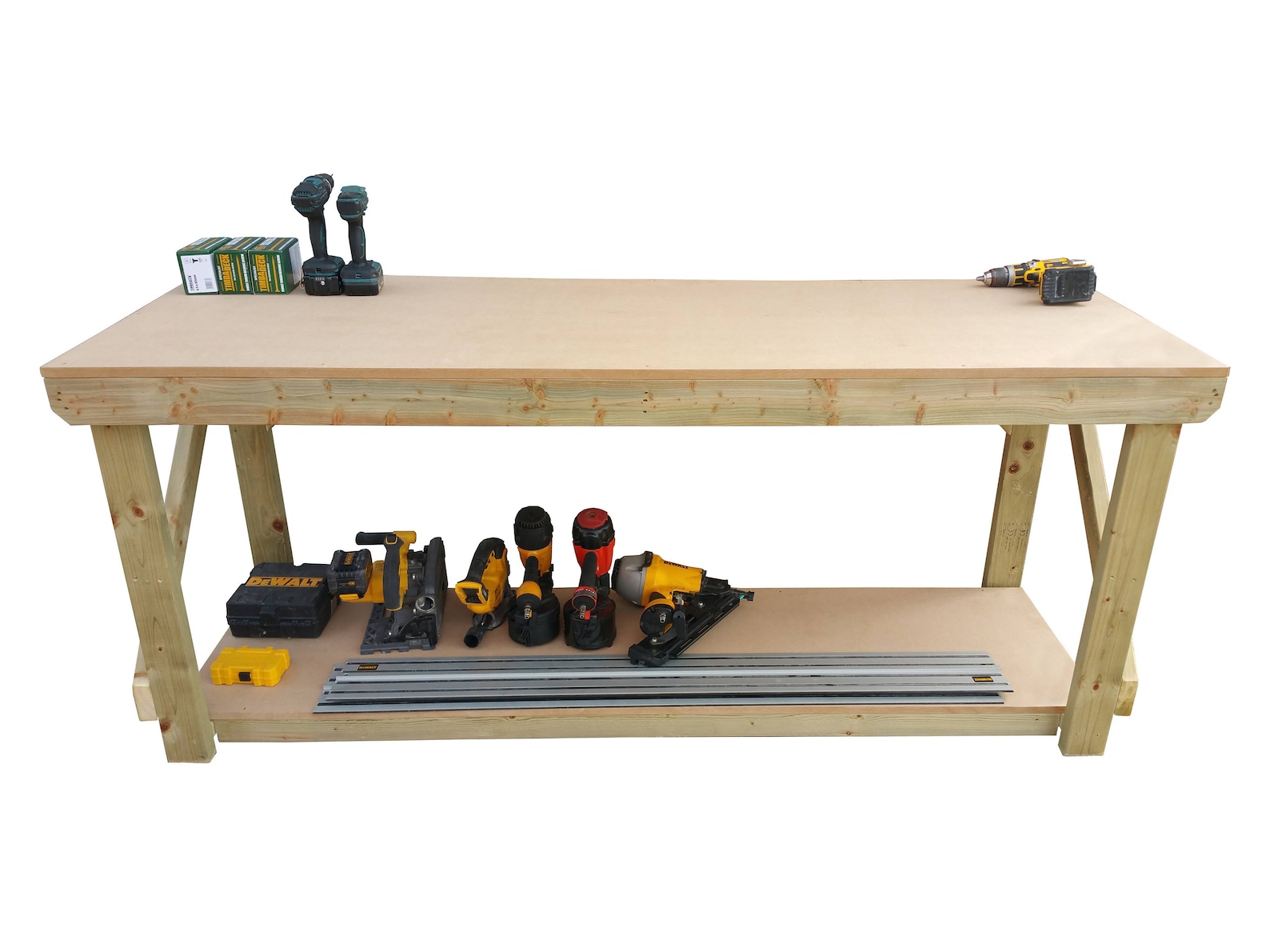 Wooden Workbench MDF Top - Etsy UK