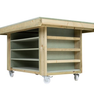 Art/craft Table, Project Workbench With Storage V.1. - Etsy UK