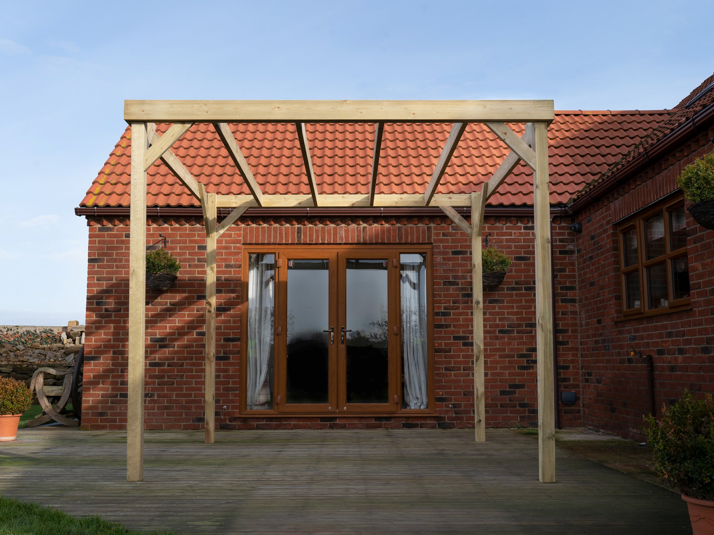 Wooden Garden Box Pergola Kit - Exclusive Pergola Range - Etsy