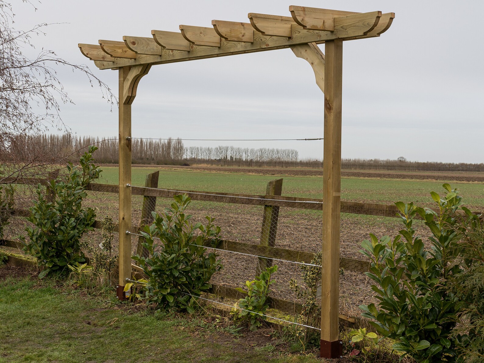 Corbel Double Beam Pergola Plant Climbing Arbour Sculpted - Etsy