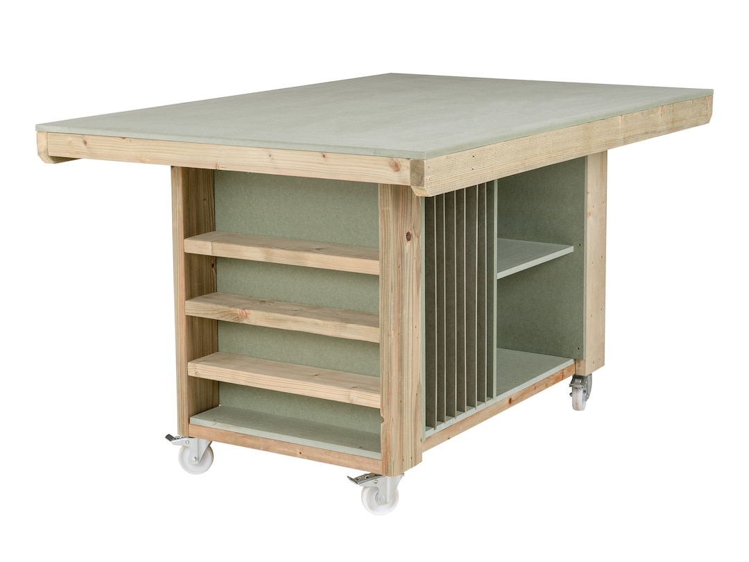 Art/craft Table, Project Workbench With Storage V.2. - Etsy UK
