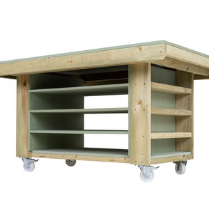 Art/craft Table, Project Workbench With Storage V.1. - Etsy UK