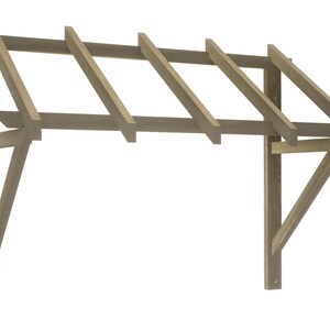 Flat Roof Porch Canopy 1.8m - Etsy UK