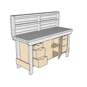 ACORN Workbench Heavy-duty Cupboard (V.3) - Etsy UK
