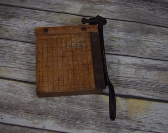 Vintage paper cutter | Etsy