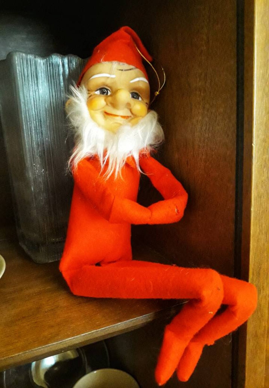 Vintage 1950s era original lg Elf on the Shelf Christmas | Etsy