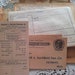 Vintage 1900s Era Standard Life Insurance Papers, Post Cards, Tickets ...