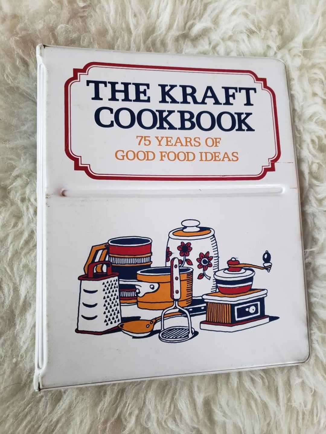 Vintage 1977 Kraft Cookbook Three Ring Binder 75 Years of Recipes. FREE ...