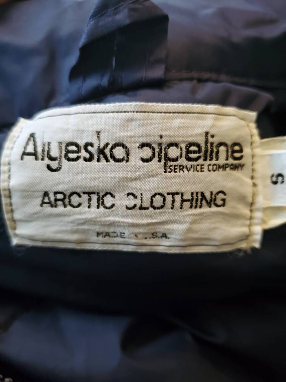 Vintage 1980s Era Aleyeska Pipeline Oilfield Jacket. Nylon - Etsy