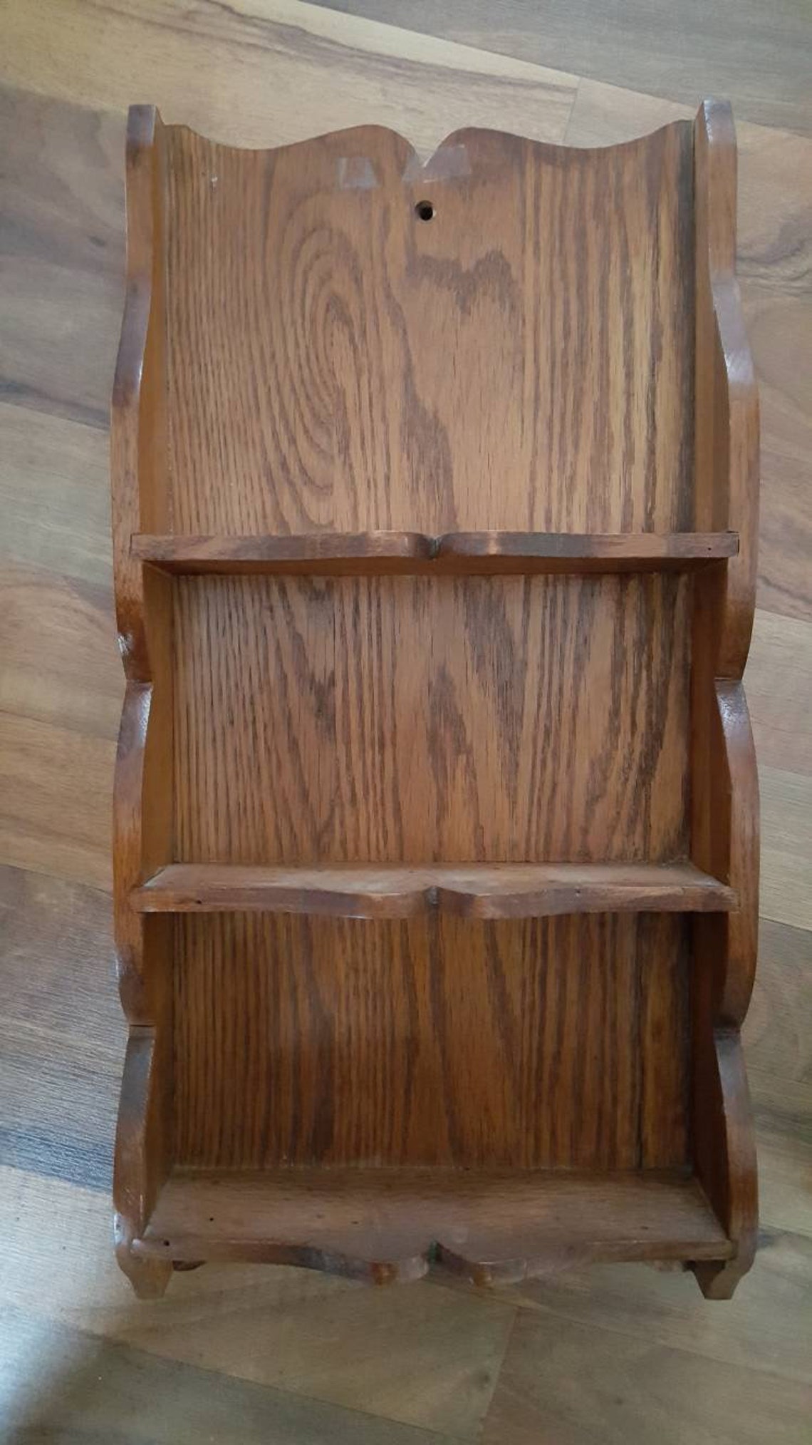 Unique vintage 1970s era wooden spice rack and bottles. Wooden | Etsy