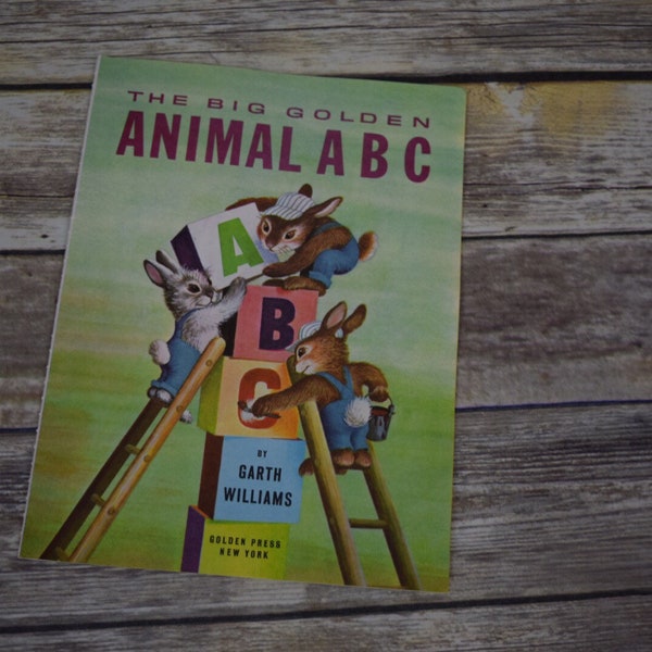 Golden Book Abc - Etsy