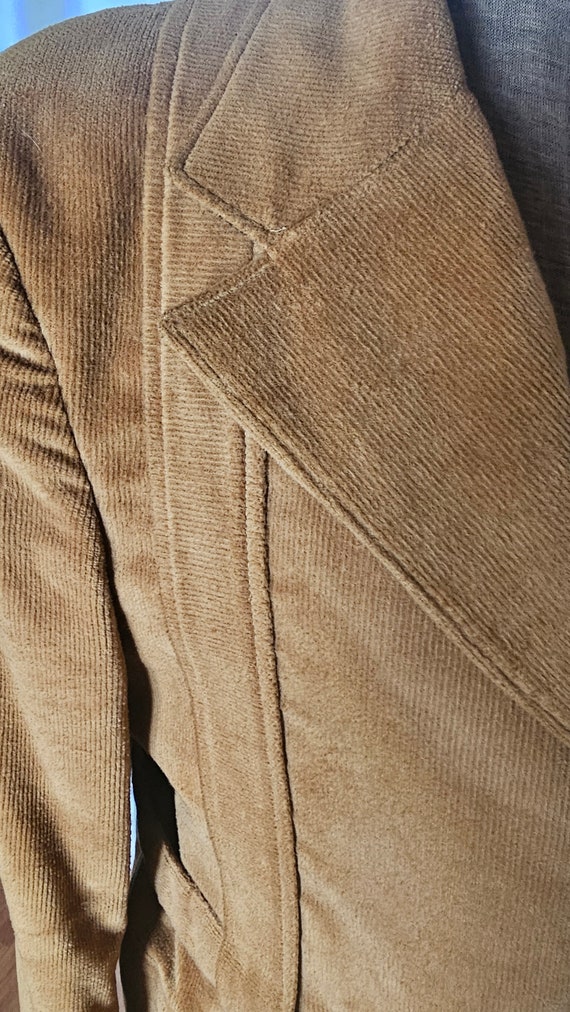 Vintage 1960-70s era crushed corduroy button-up fall/… - Gem