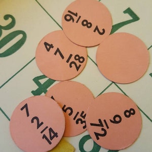 Vintage 1950s Era Multo Arithmetic Card Game. Math Bingo. - Etsy