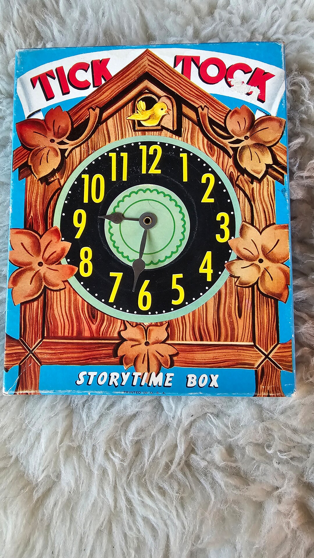 Tick Tock 1953 Storytime Box It's Time for Tommy Book With Clock Kids ...