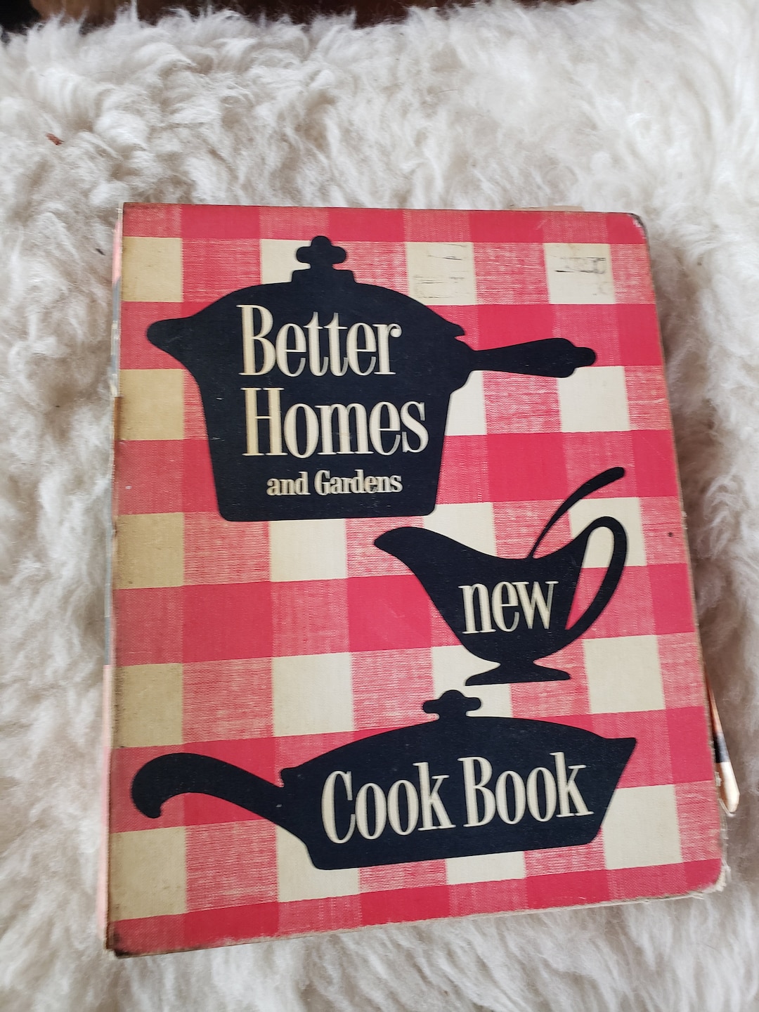 1953 Better Homes and Gardens New Cookbook Red and White Checkered - Etsy