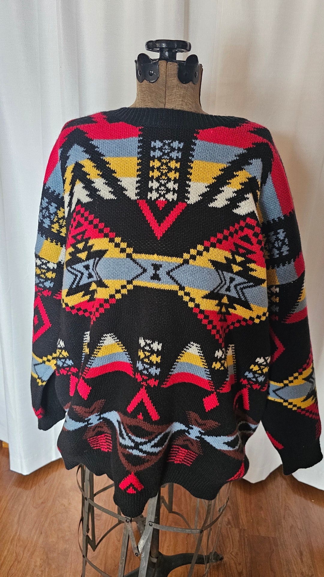Men's Southwest Design Heavy Winter Sweater. Size 2XL. FREE SHIPPING - Etsy