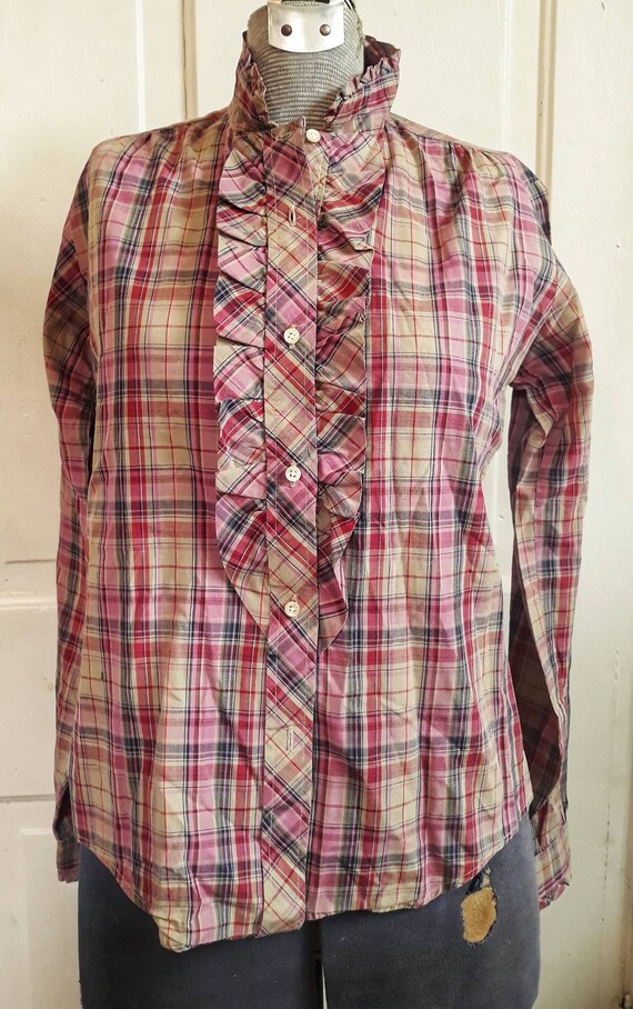 Two Vintage 1970s Nantucket brand blouses, one pink, … - Gem