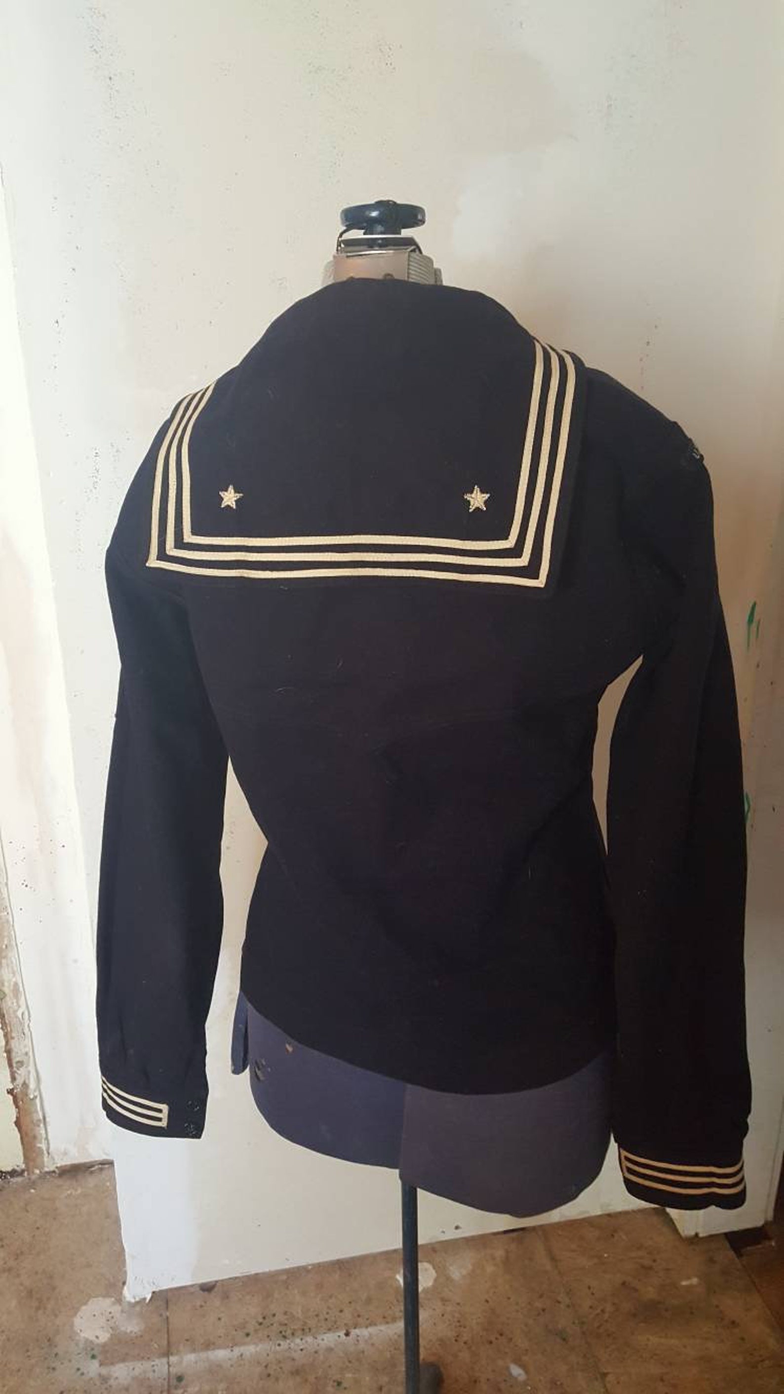 Vintage 1970s era authentic Navy uniform with SS Ranger | Etsy