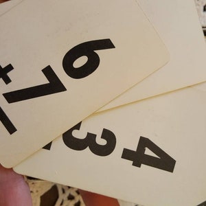 Vintage 1950s Era Math Flash Cards. Set of 4 Packs. Addition ...