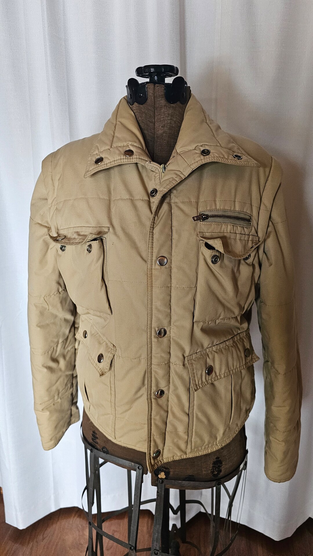 Vintage 1980s Era Men's Field and Stream Jacket. Tan With Zip off ...