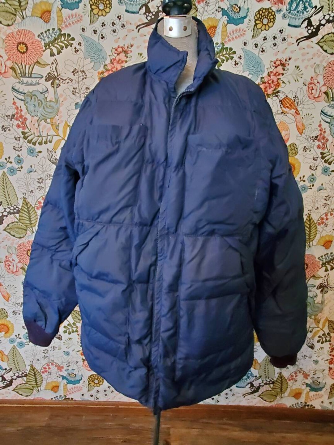 Vintage 1980s Era Aleyeska Pipeline Oilfield Jacket. Nylon Shell, Poly ...