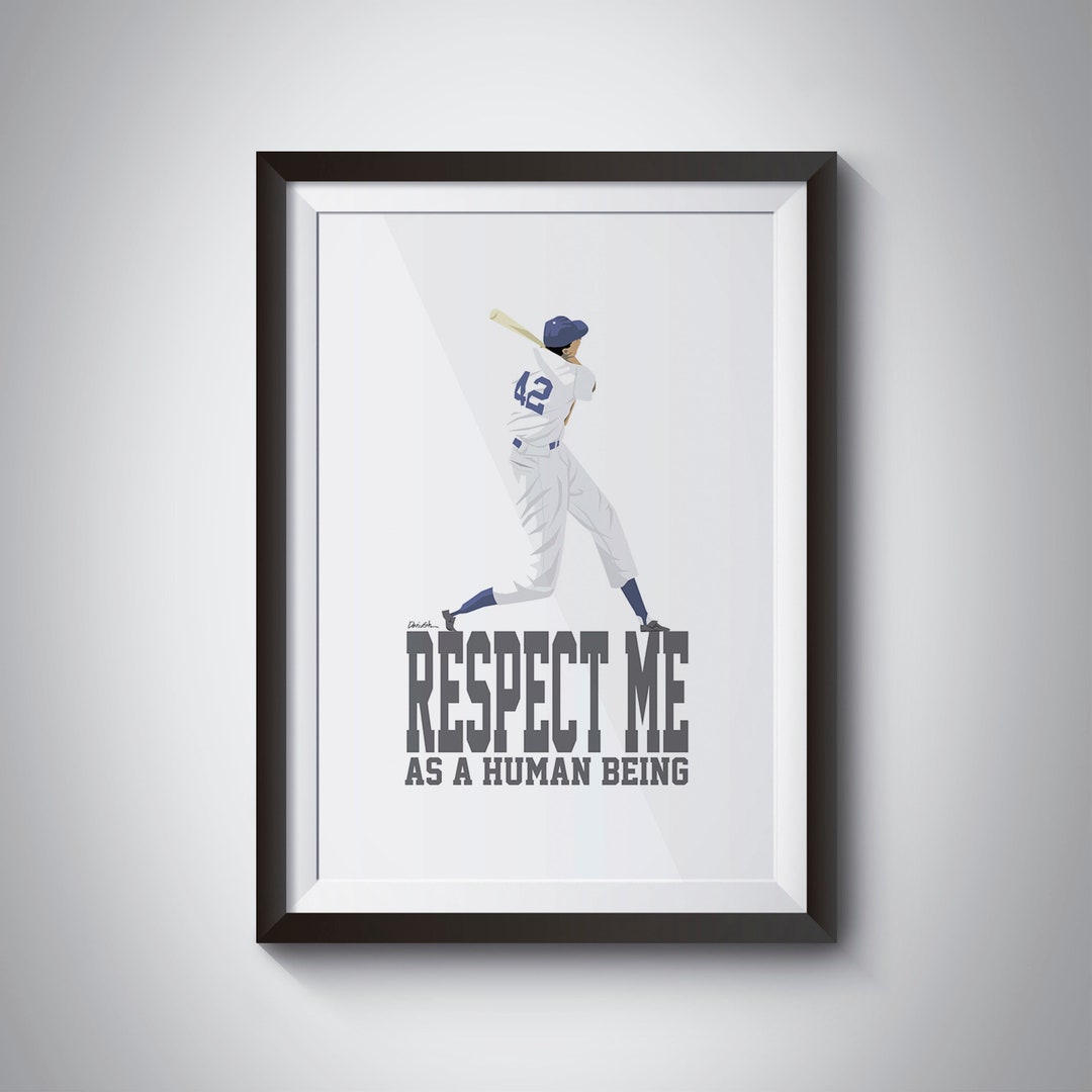 Jackie Robinson Poster // 8.5 in by 11 In - Etsy