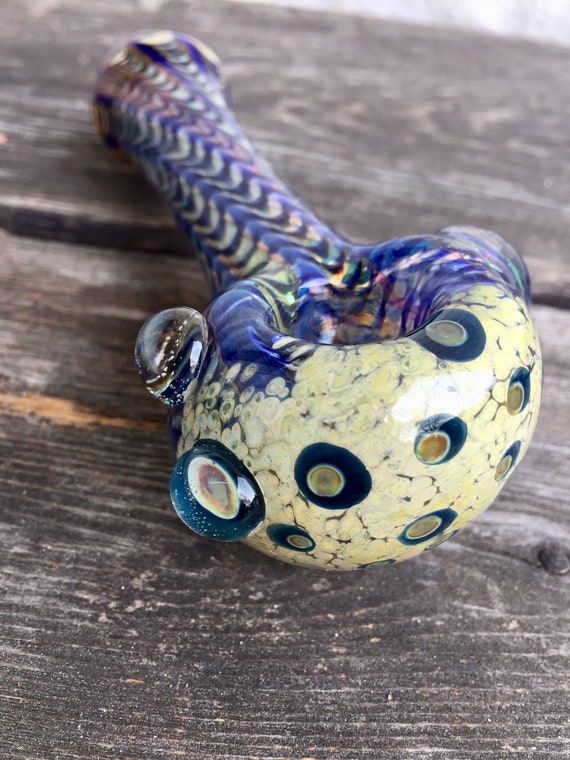 Old Skool Wrap-n-rake Handmade Glass Tobacco Smoking Pipe - Etsy