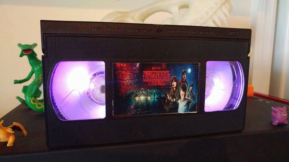 Retro, Back to the Future, VHS, LED, Desk, Lamp, 80's, Gift for Him ...