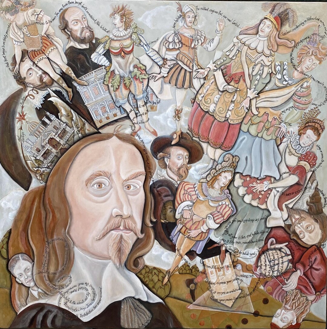 Inigo Jones 24x24 17th Century Paint on Wood - English Architect ...