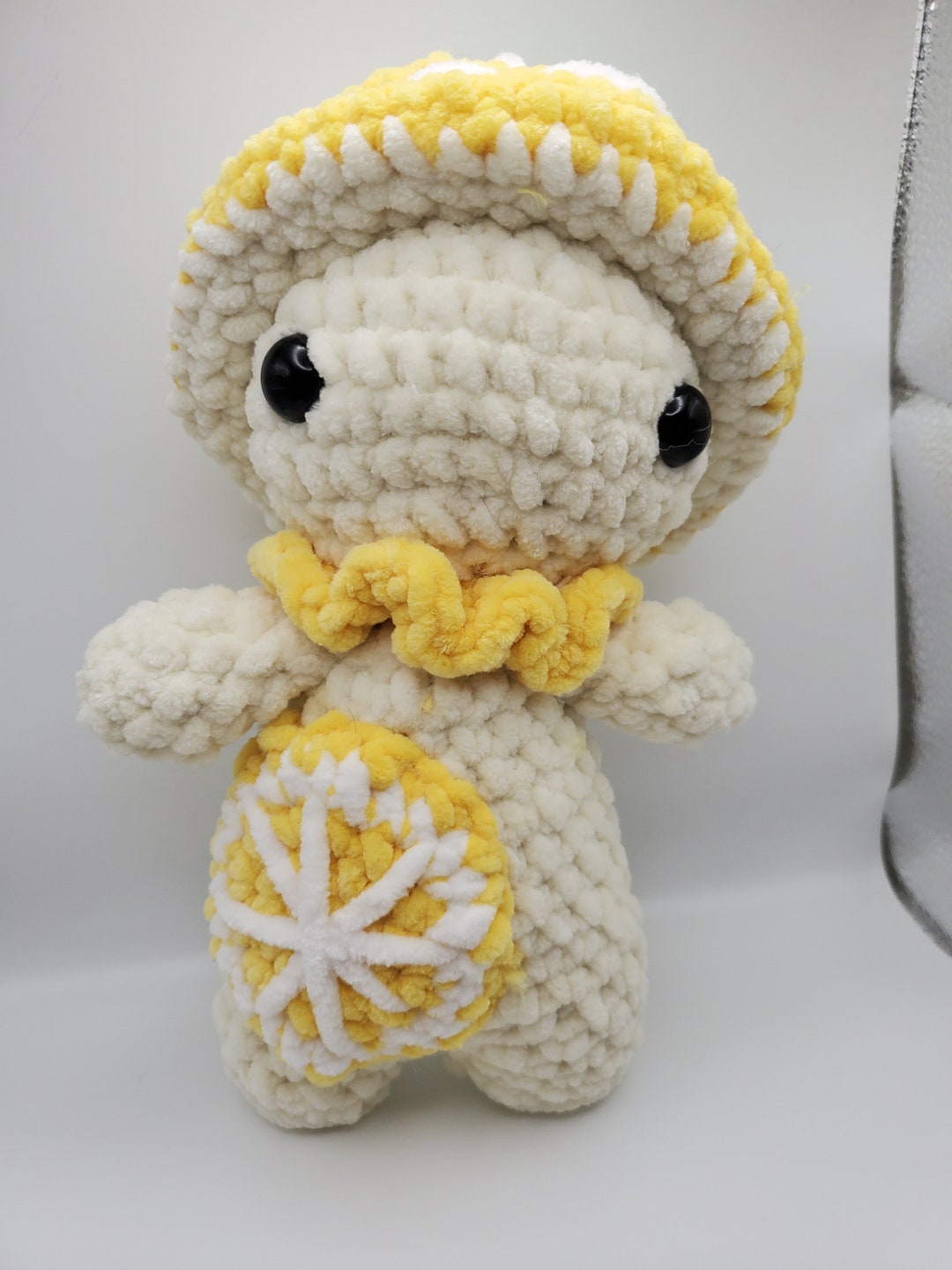Tall Lemon Mushroom Lemonade Cottagecore Plushie - Etsy