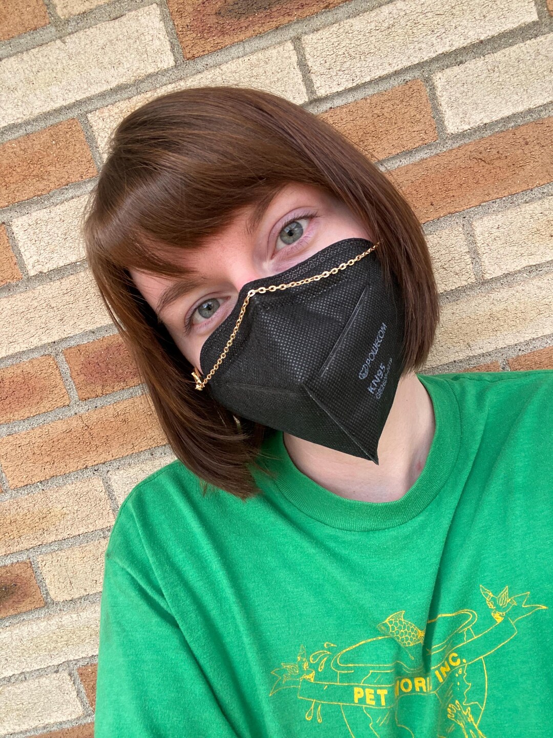 Gold Cable Mask Chain - Etsy