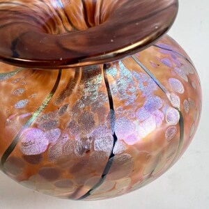 Tim Lazer Art Glass Vase Signed, Dated - Etsy