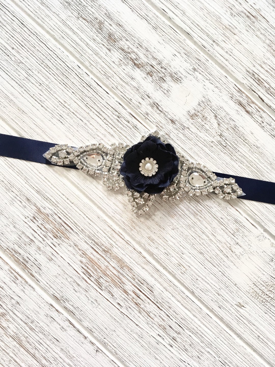 Wedding Belt, Bridal Belt Sash, Navy Blue Wedding Belt, Blue Bridal ...