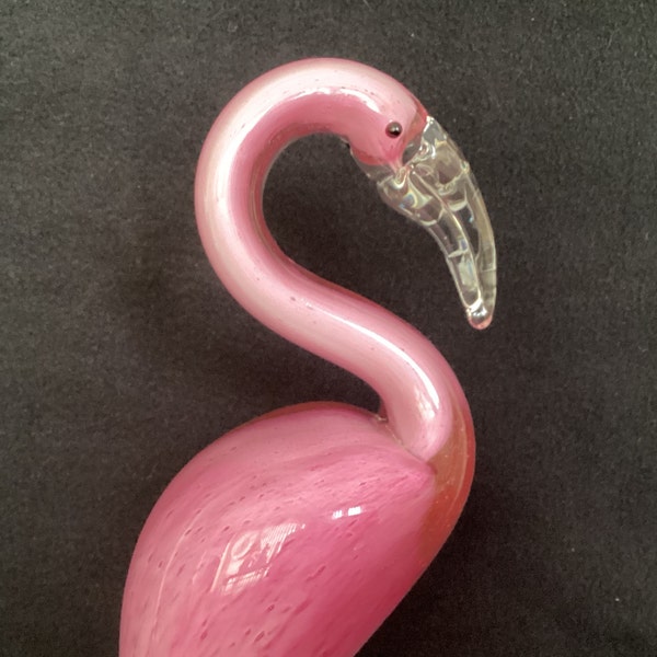Flamingo Glass Art - Etsy