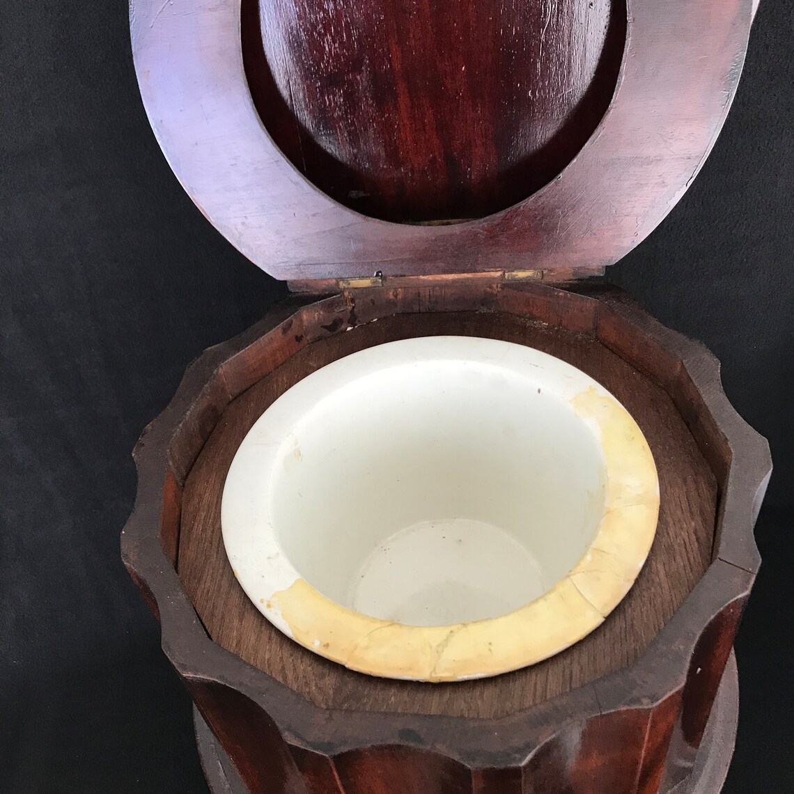 Antique Lord & Lady's Chamber Pot/commode the Real Thing - Etsy