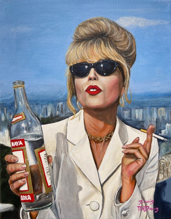 Stoli Babe Joanna Lumley as Patsy Stone in Absolutely - Etsy