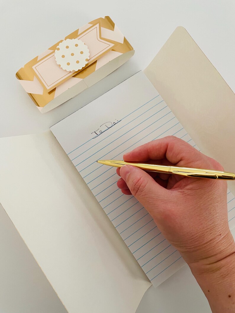 Notepad Wallet | Pastel Notepad Holder | Giftable Stationery | Pink ...