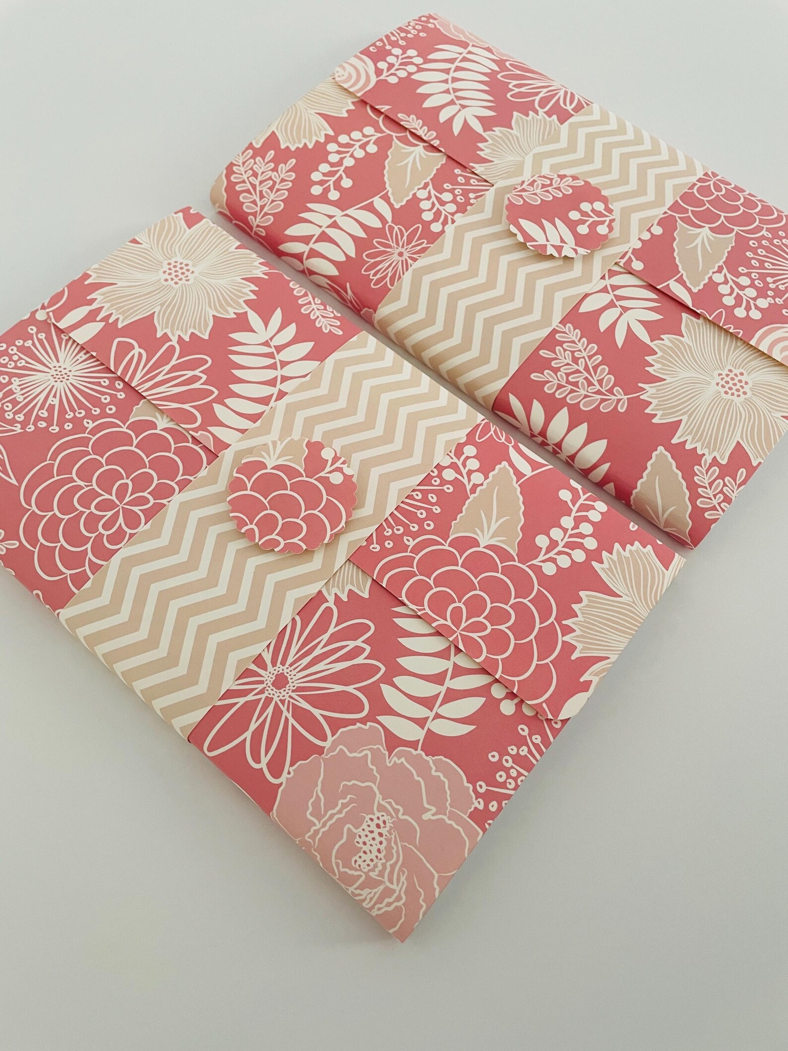 Notepad Wallet | Pastel Notepad Holder | Giftable Stationery | Pink ...